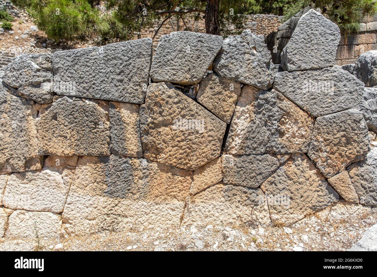 Ruins of the ancient city of Arycanda, Finike, Antalya, Turkey Stock ...
