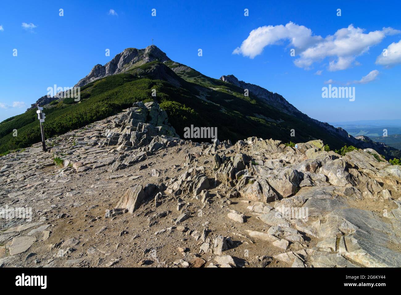 Tatra National Park in summer. View to the Giewont Summit from the ...