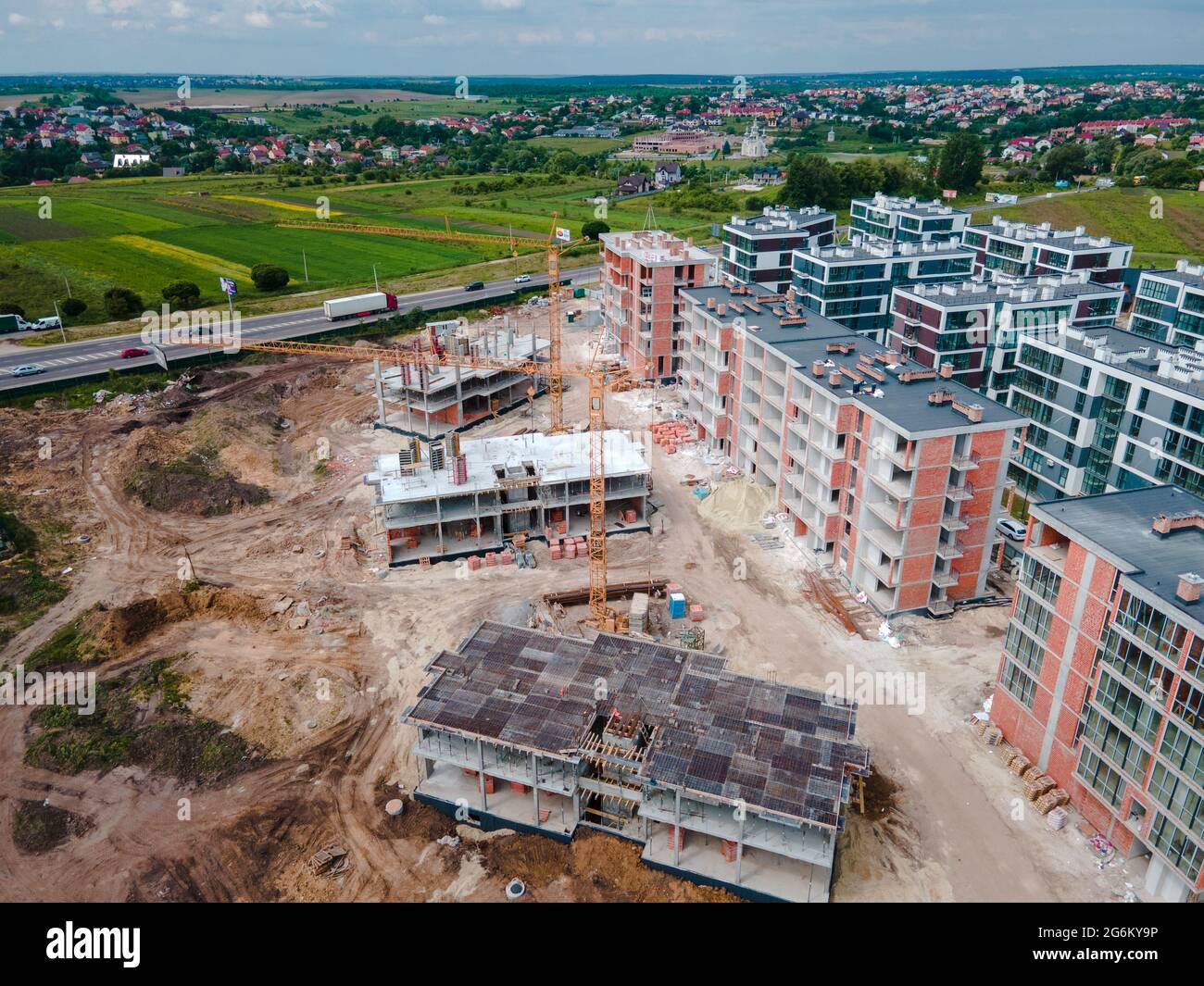Birdseye view estate hi-res stock photography and images - Alamy