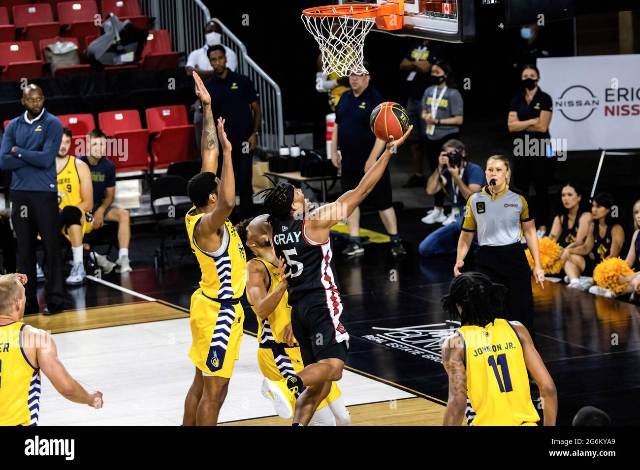 Edmonton, Canada - 5 Jul 2021 Kadre Gray (15) of The Ottawa Black Jacks ...