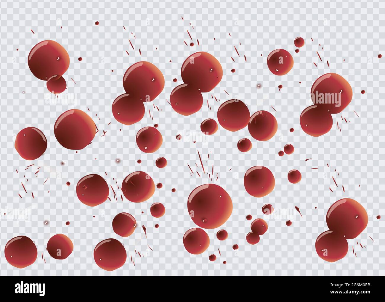 Realistic of splattered red color Stock Vector Image & Art - Alamy