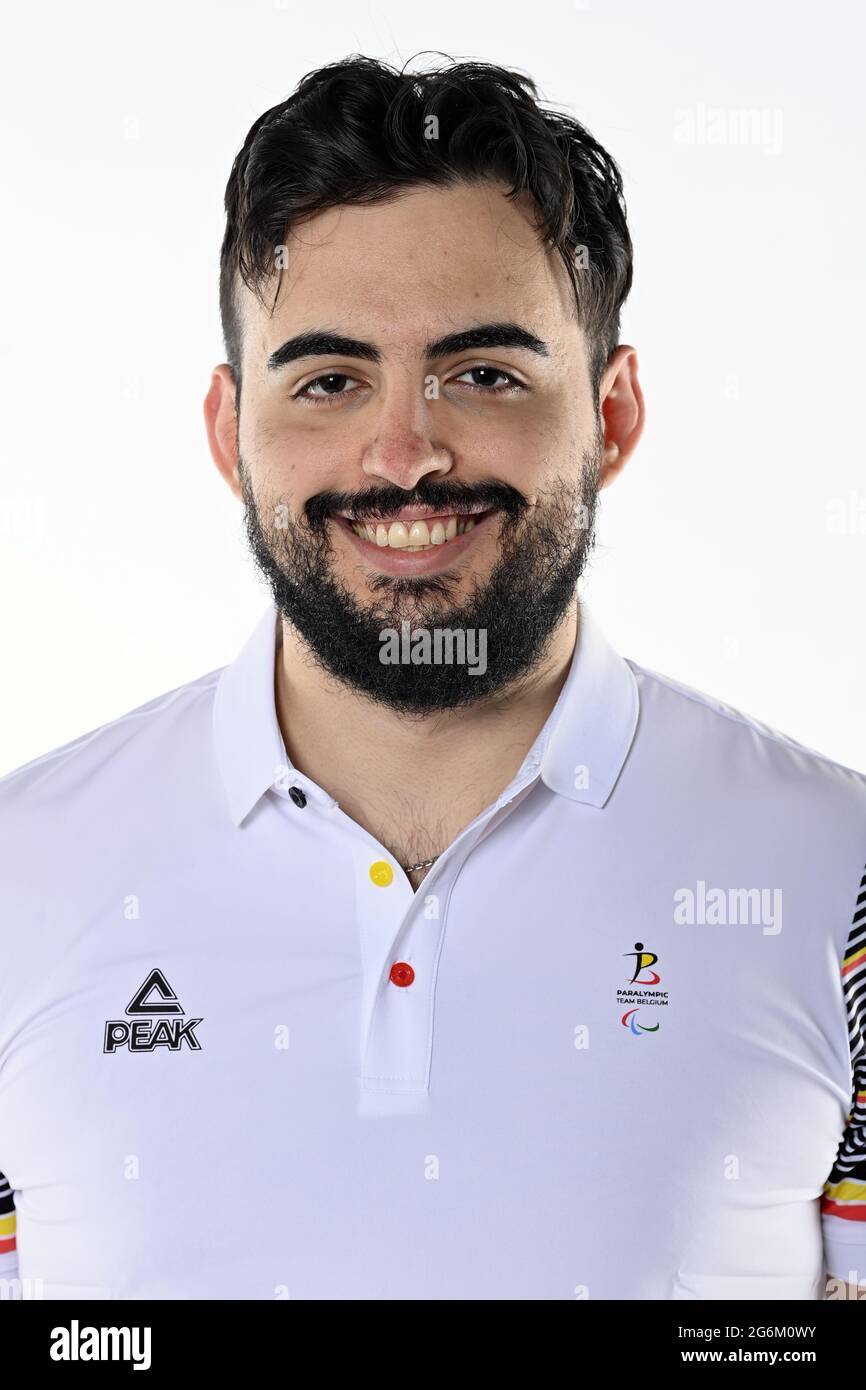 Klison Mapreni pictured during a photoshoot for the Belgian Olympic ...