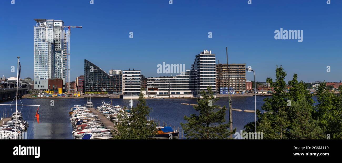 Kalasatama tower buildings in Helsinki, Finland Stock Photo - Alamy