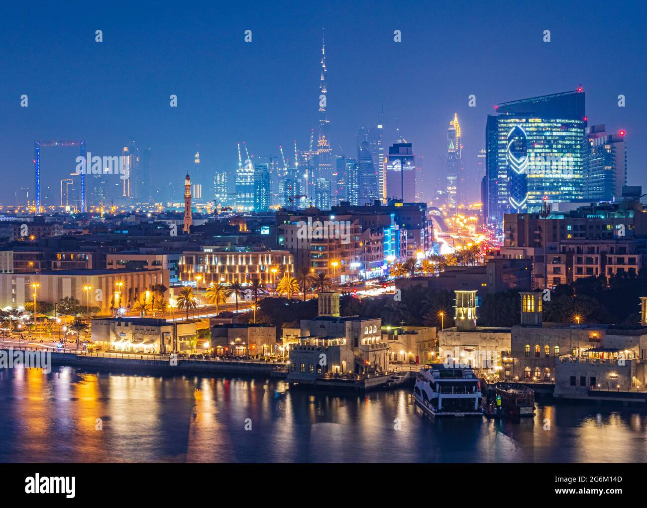 DUBAI, UNITED ARAB EMIRATES - Aug 31, 2019: Aerial View of the Dubai ...