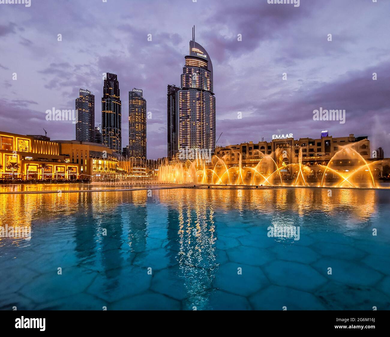 DUBAI, UNITED ARAB EMIRATES - Mar 15, 2019: Panoramic View of the ...