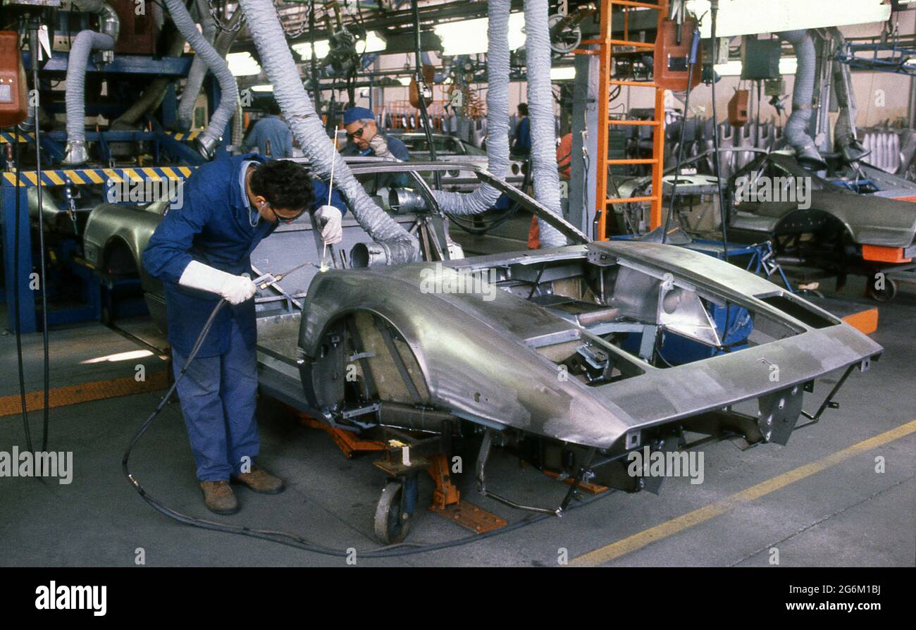 Ferrari Factory in Maranello Italy 1987 Stock Photo - Alamy