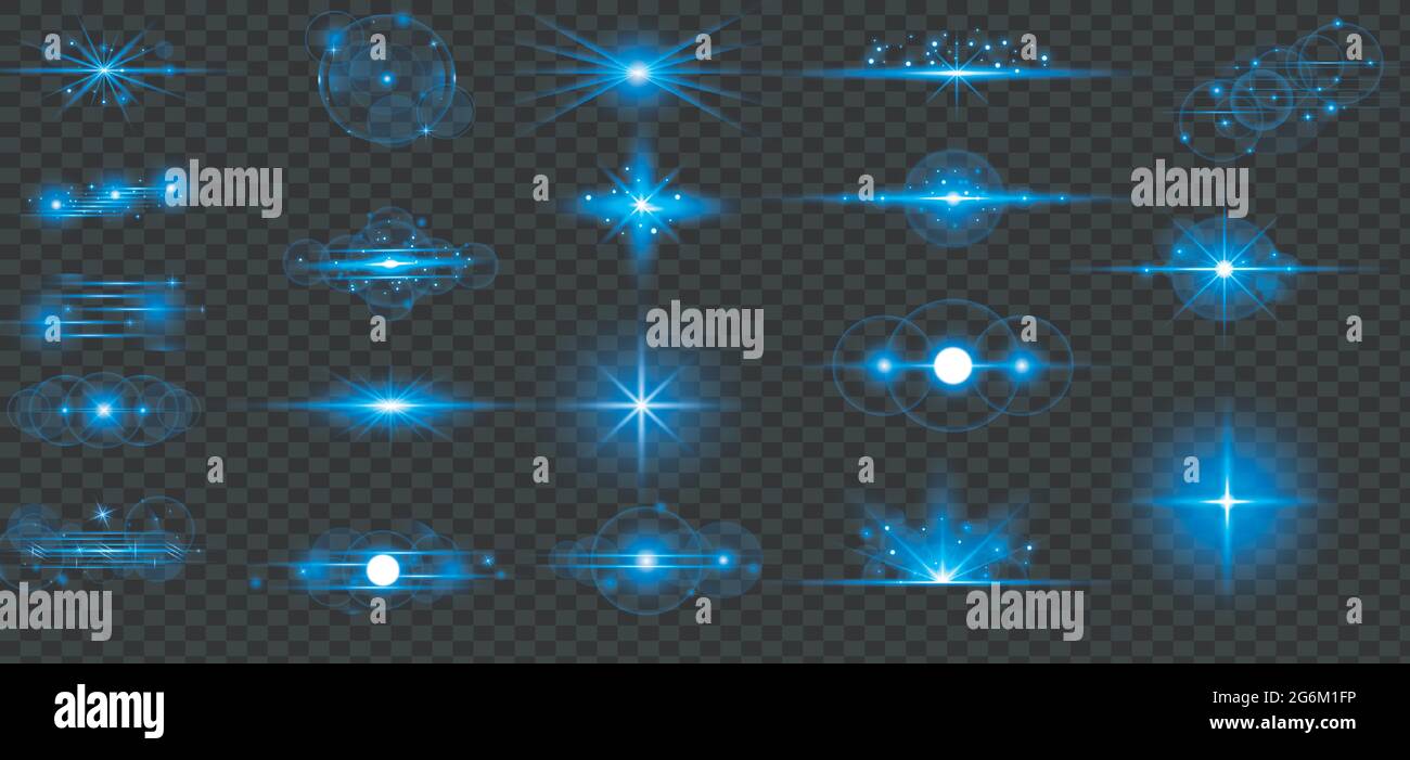Abstract Lens Flares Collection Stock Vector Image & Art - Alamy
