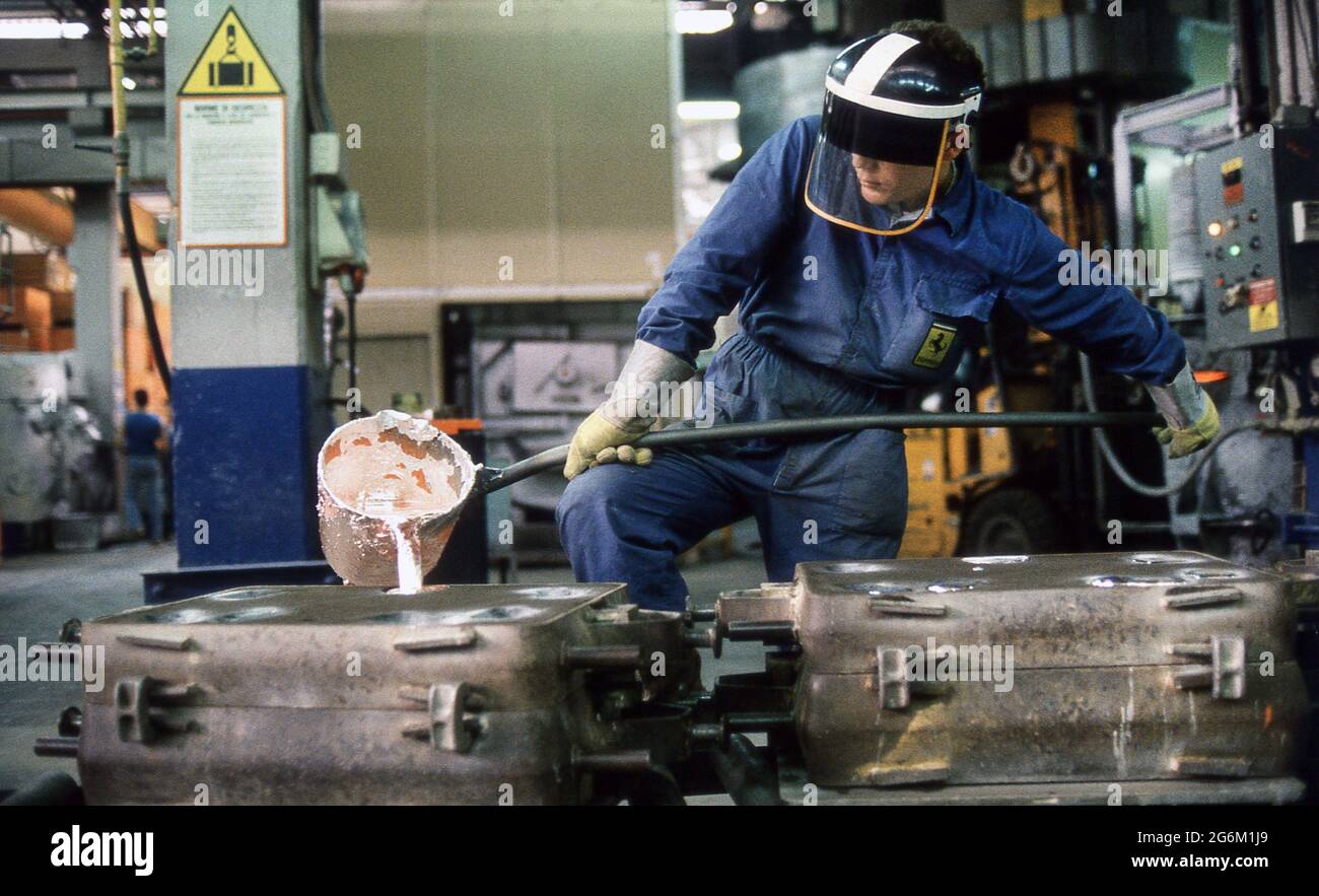 Ferrari Factory in Maranello Italy 1987 Stock Photo - Alamy