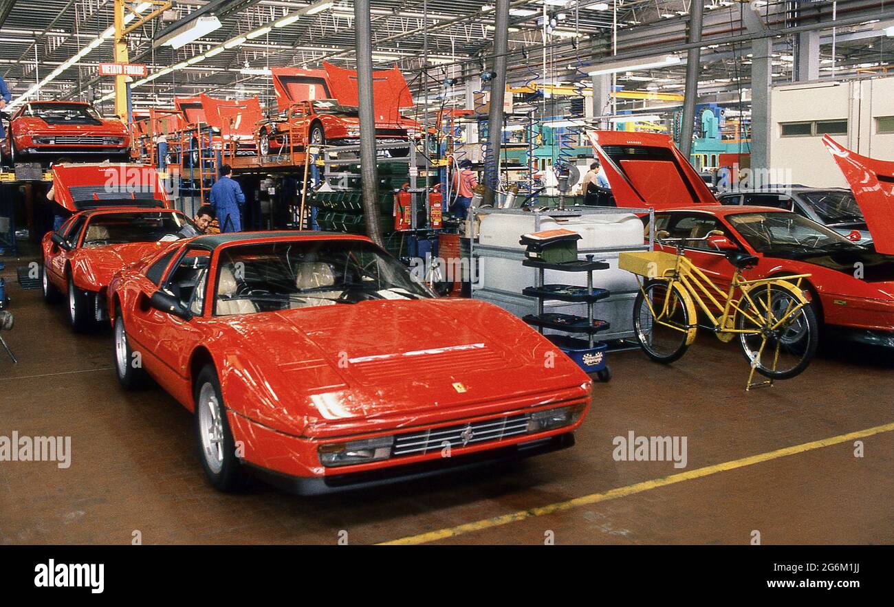 Ferrari Factory in Maranello Italy 1987 Stock Photo - Alamy