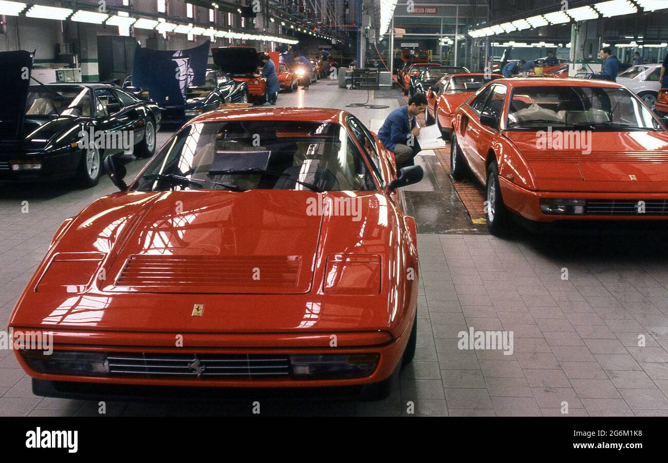 Ferrari Factory in Maranello Italy 1987 Stock Photo - Alamy