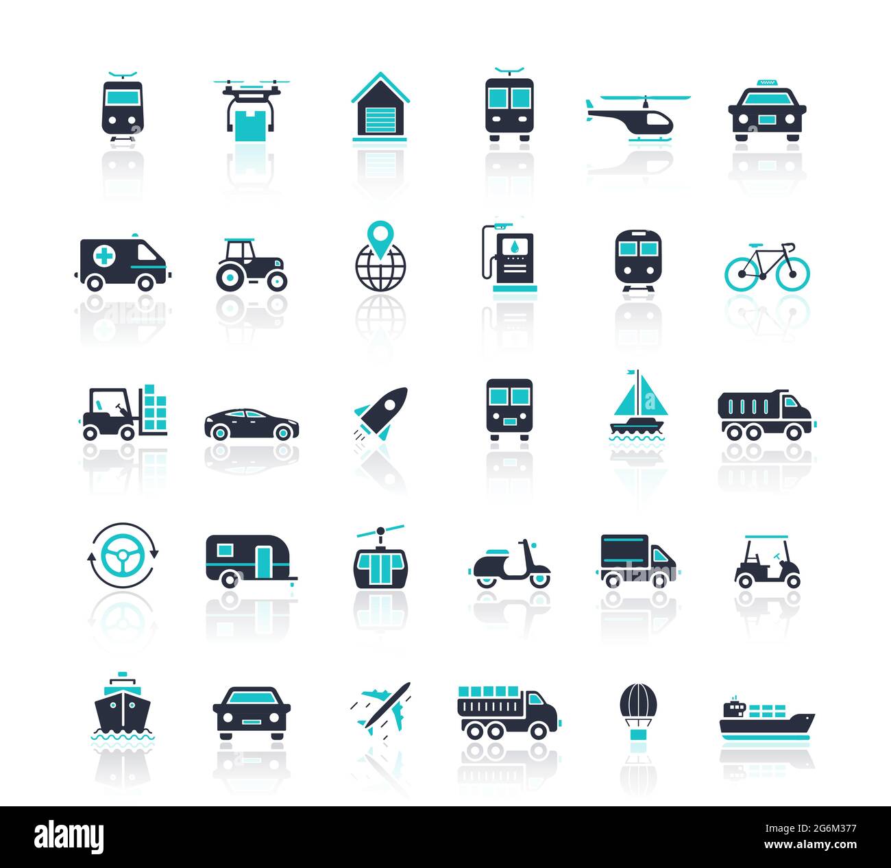 Mechanics in garage Stock Vector Images - Alamy