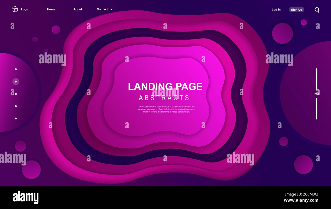 Abstract modern graphic element. Dynamical colored forms and waves ...