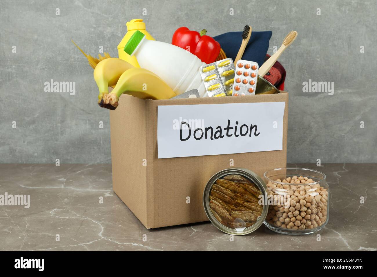 Table donates hi-res stock photography and images - Alamy