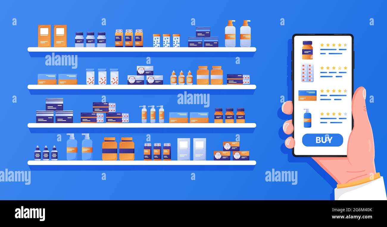 Health care application on smartphone. Hand holding mobile phone with ...