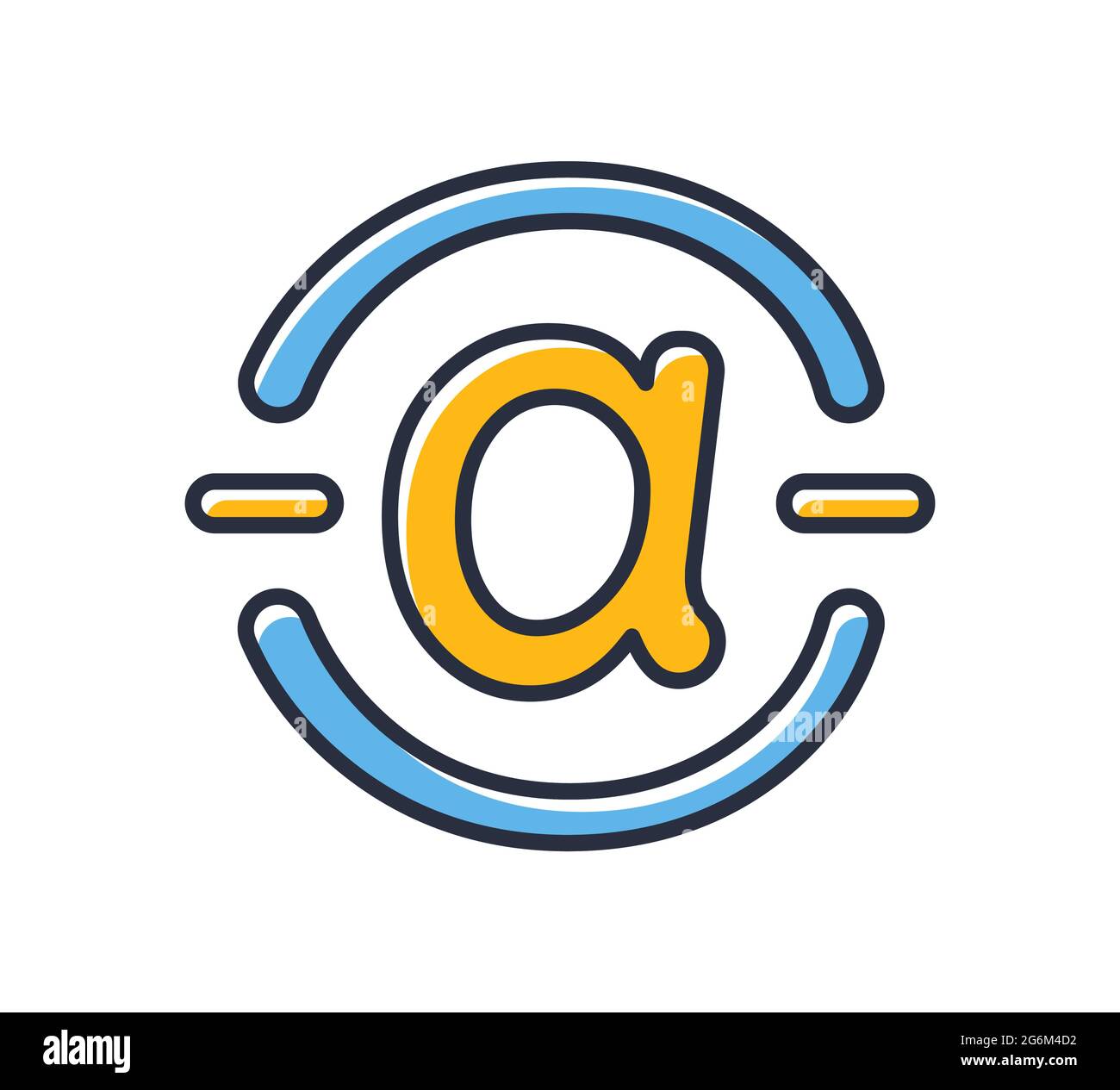 Arroba icon. Email icon isolated on white background. Design elements ...