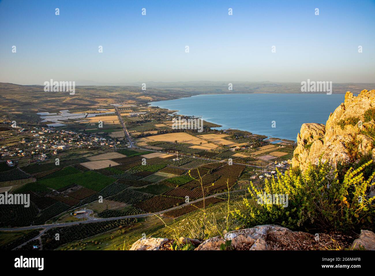 Lake galilee from mountains hi-res stock photography and images - Alamy