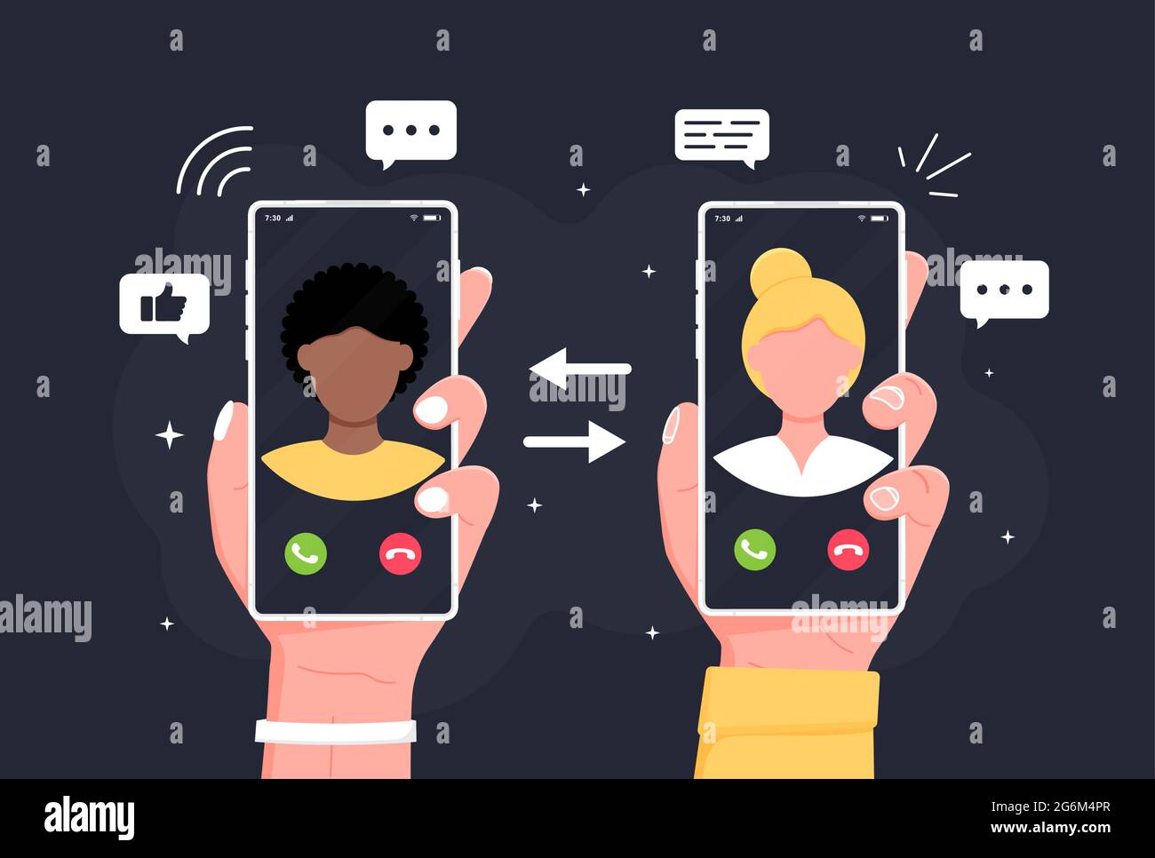 Roaming call Stock Vector Images - Alamy