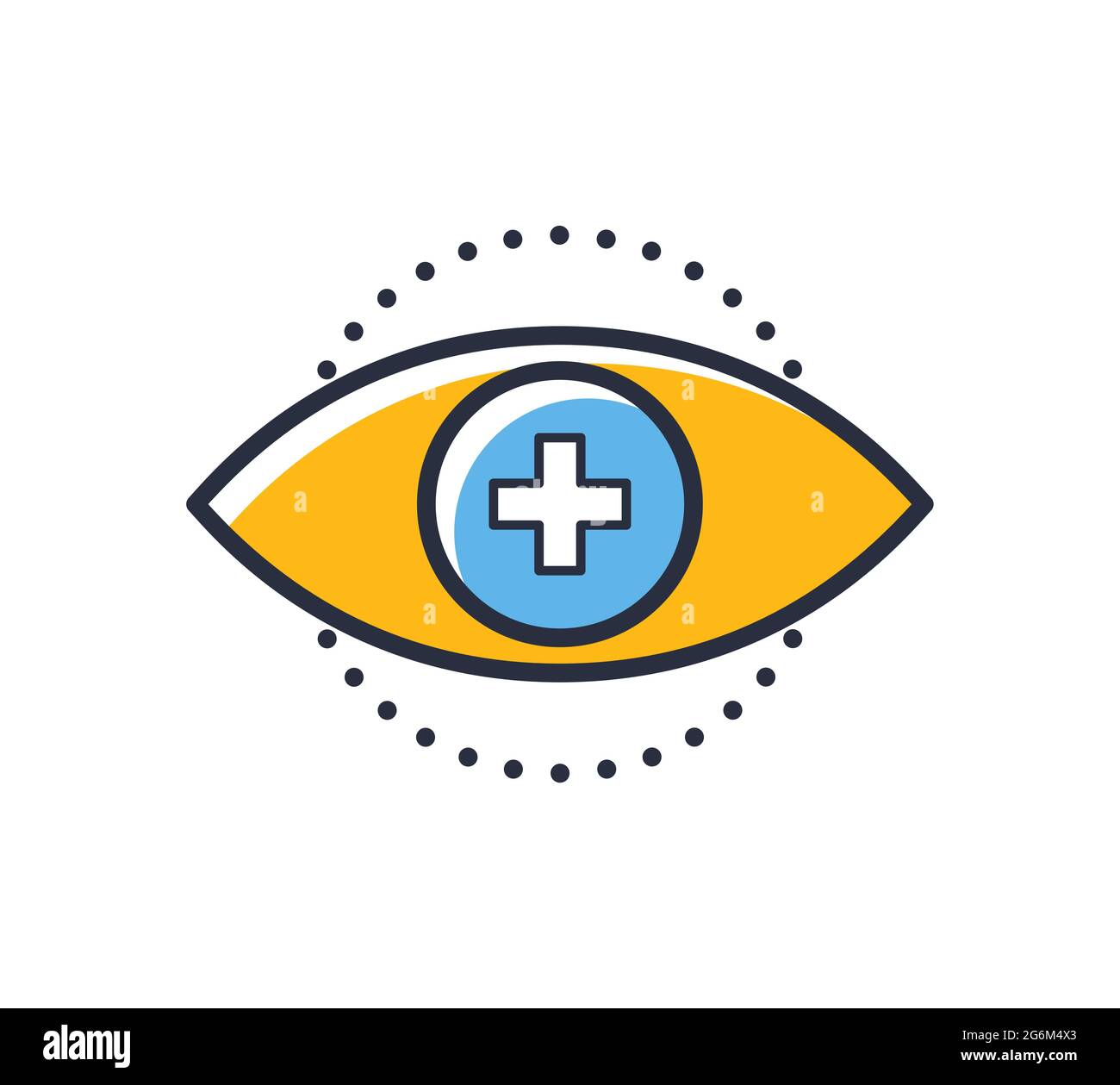 Eye icon. Medicine eye isolated on white background. Design elements ...