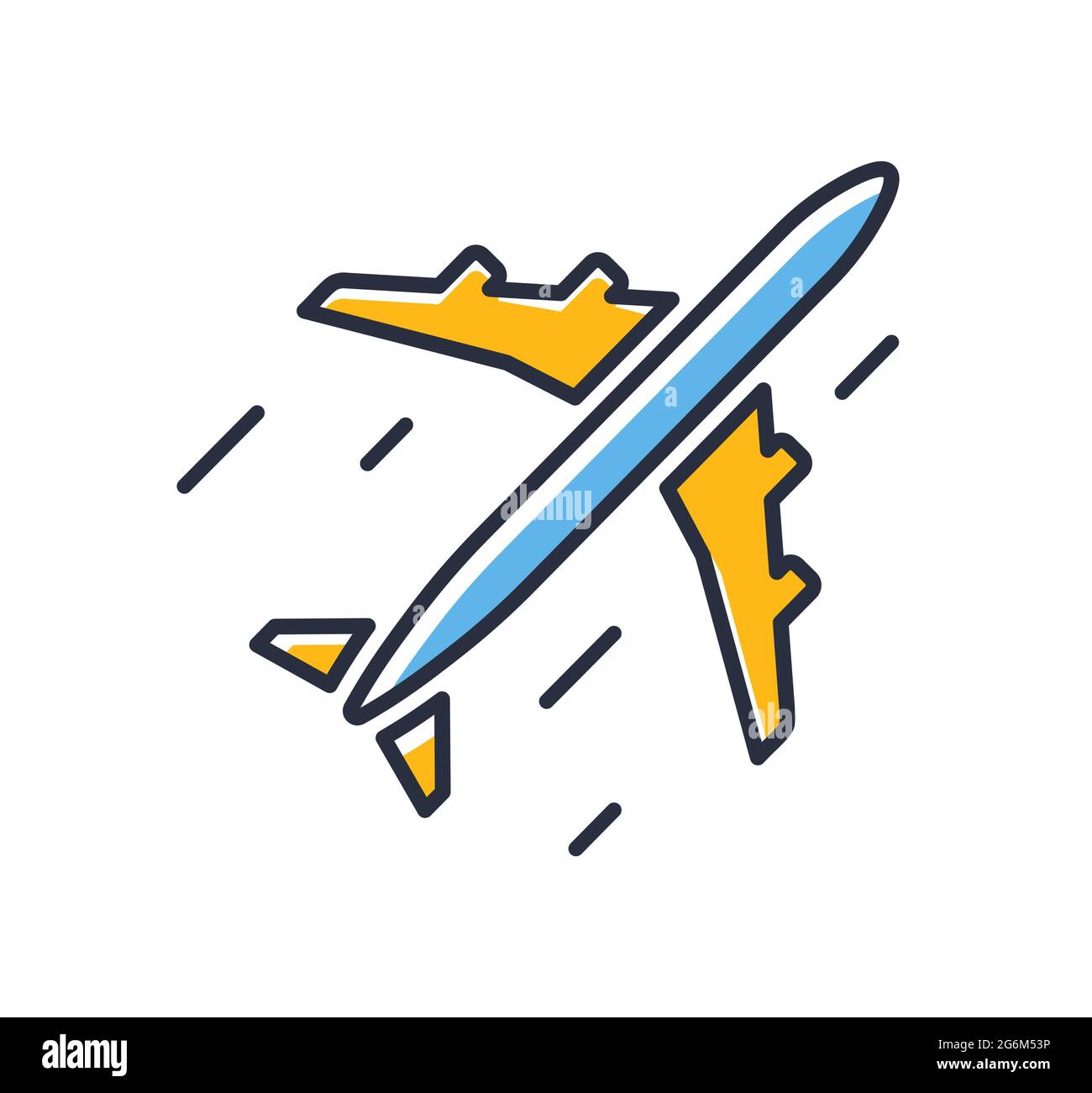 Plane icon. Airship airplane, aircraft, plane, isolated on white ...