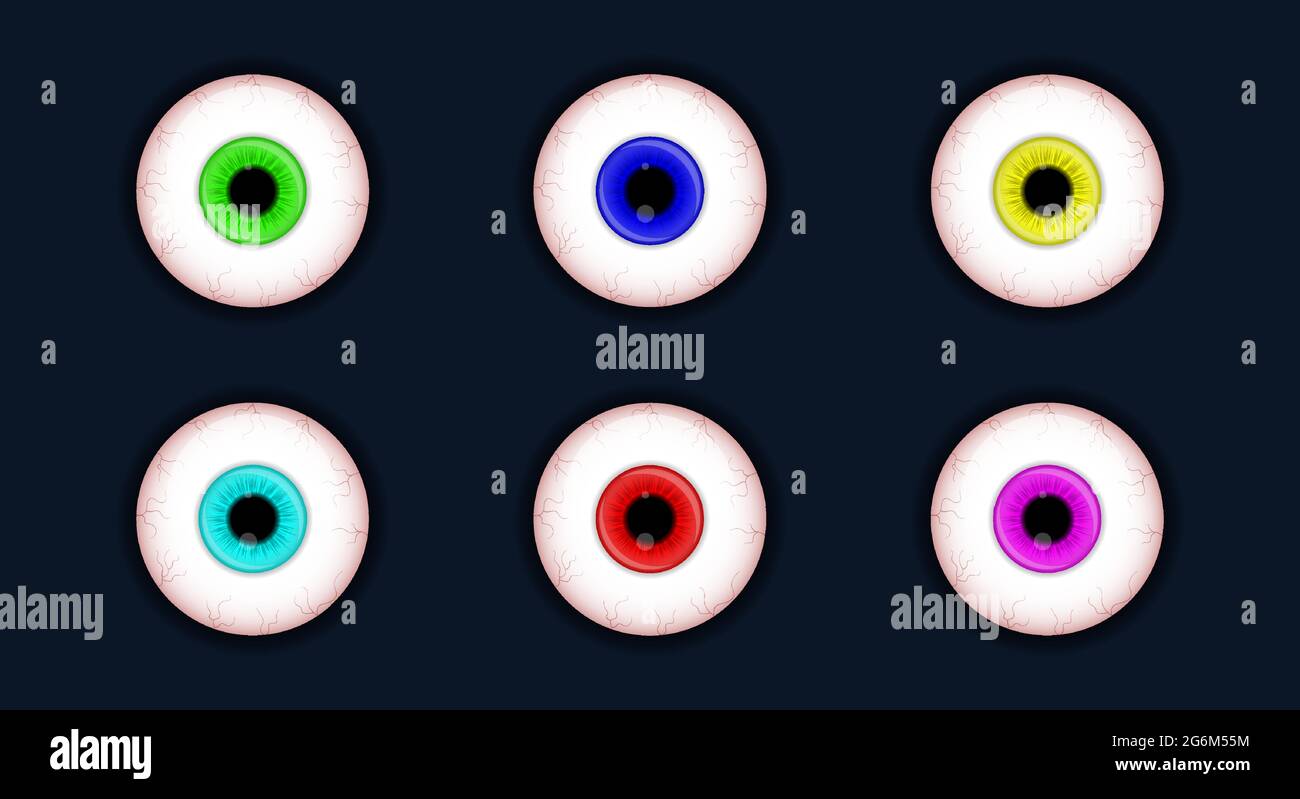 Computer reflection eyes close Stock Vector Images - Alamy