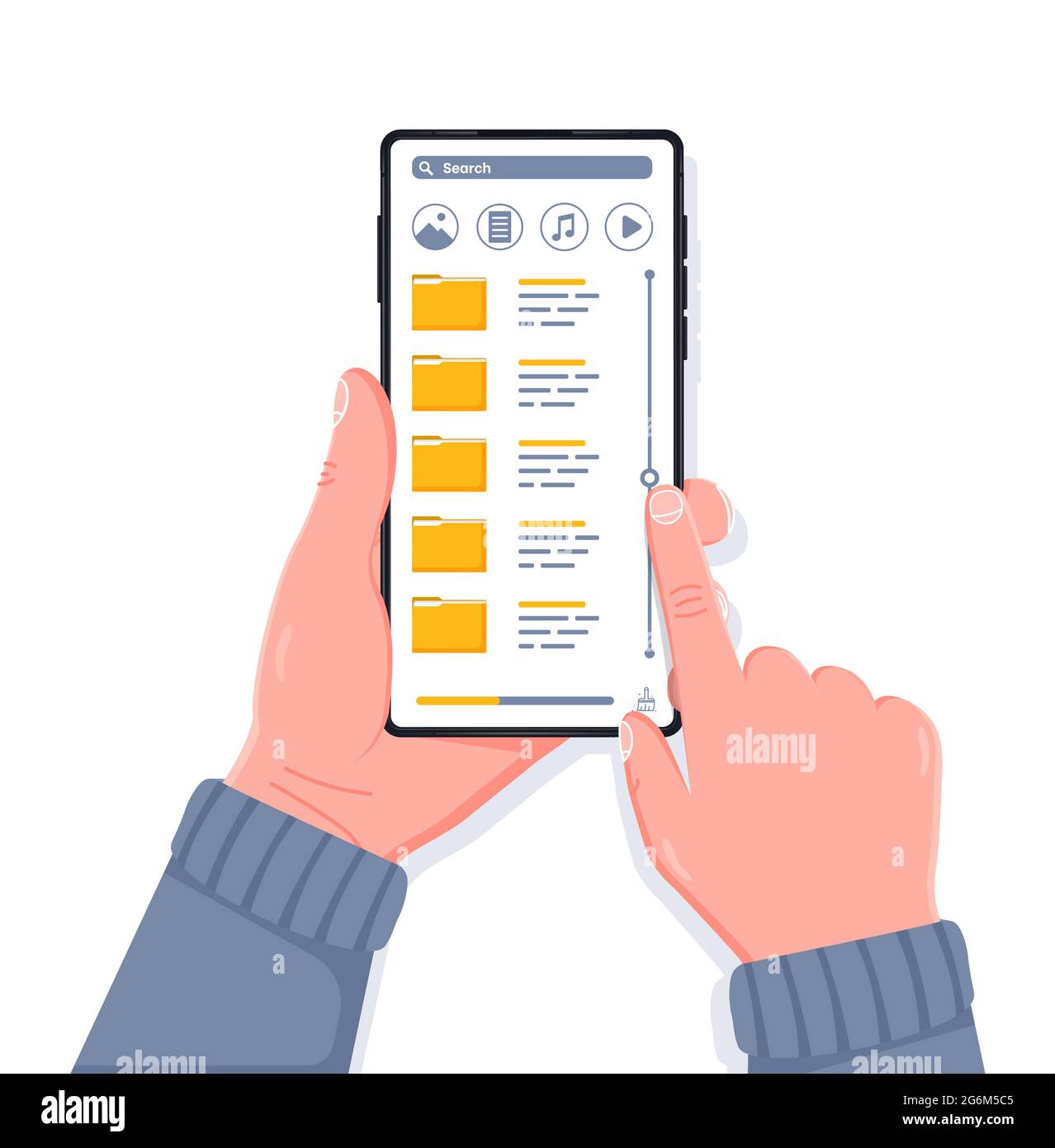 Lists of data Stock Vector Images - Alamy