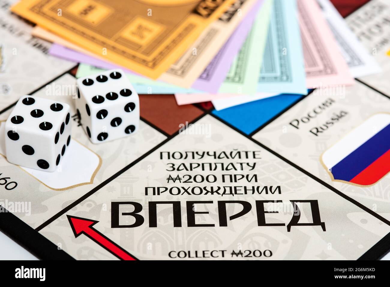 Russian monopoly board game hi-res stock photography and images - Alamy