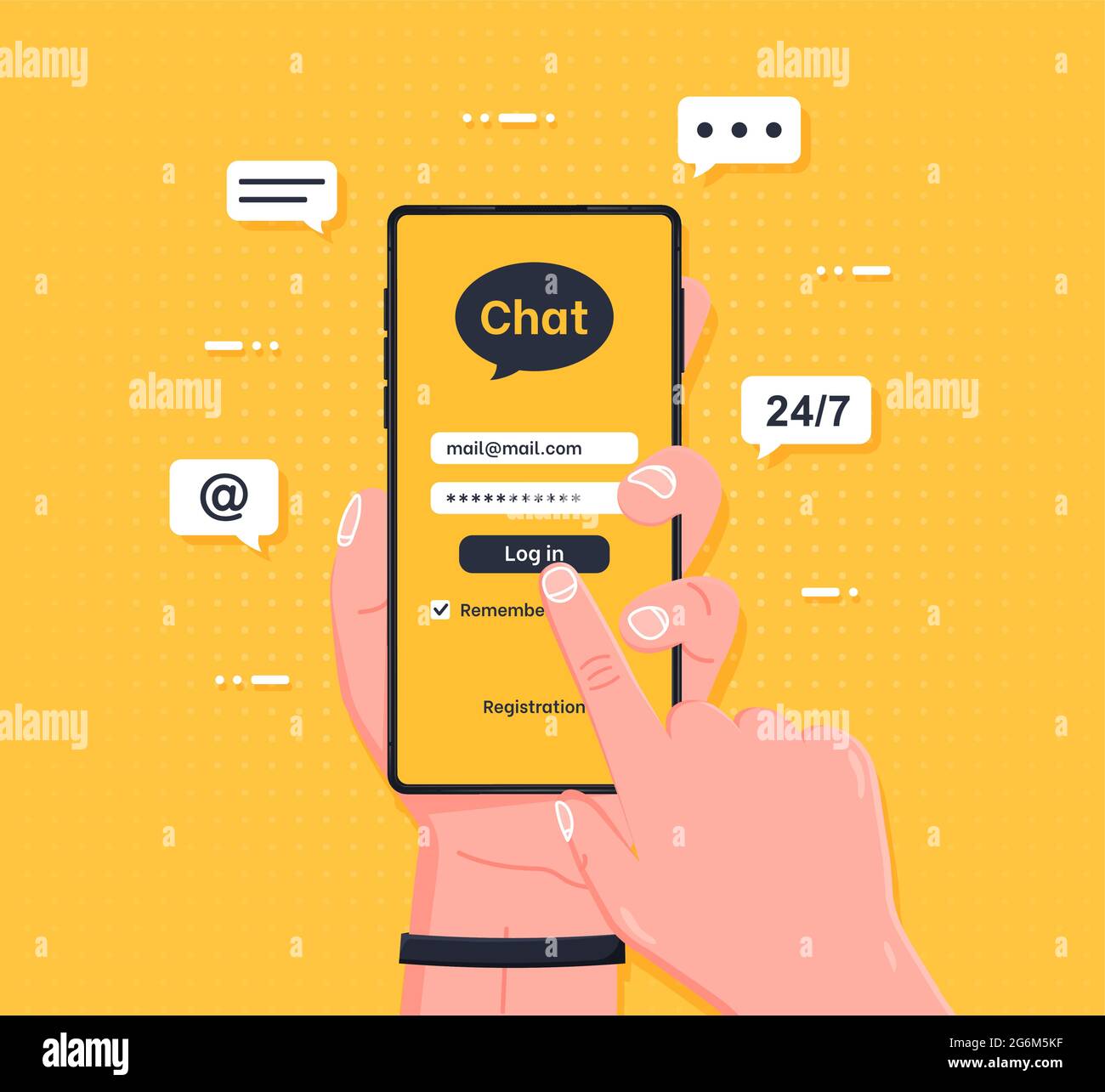 Filling form Stock Vector Images - Alamy