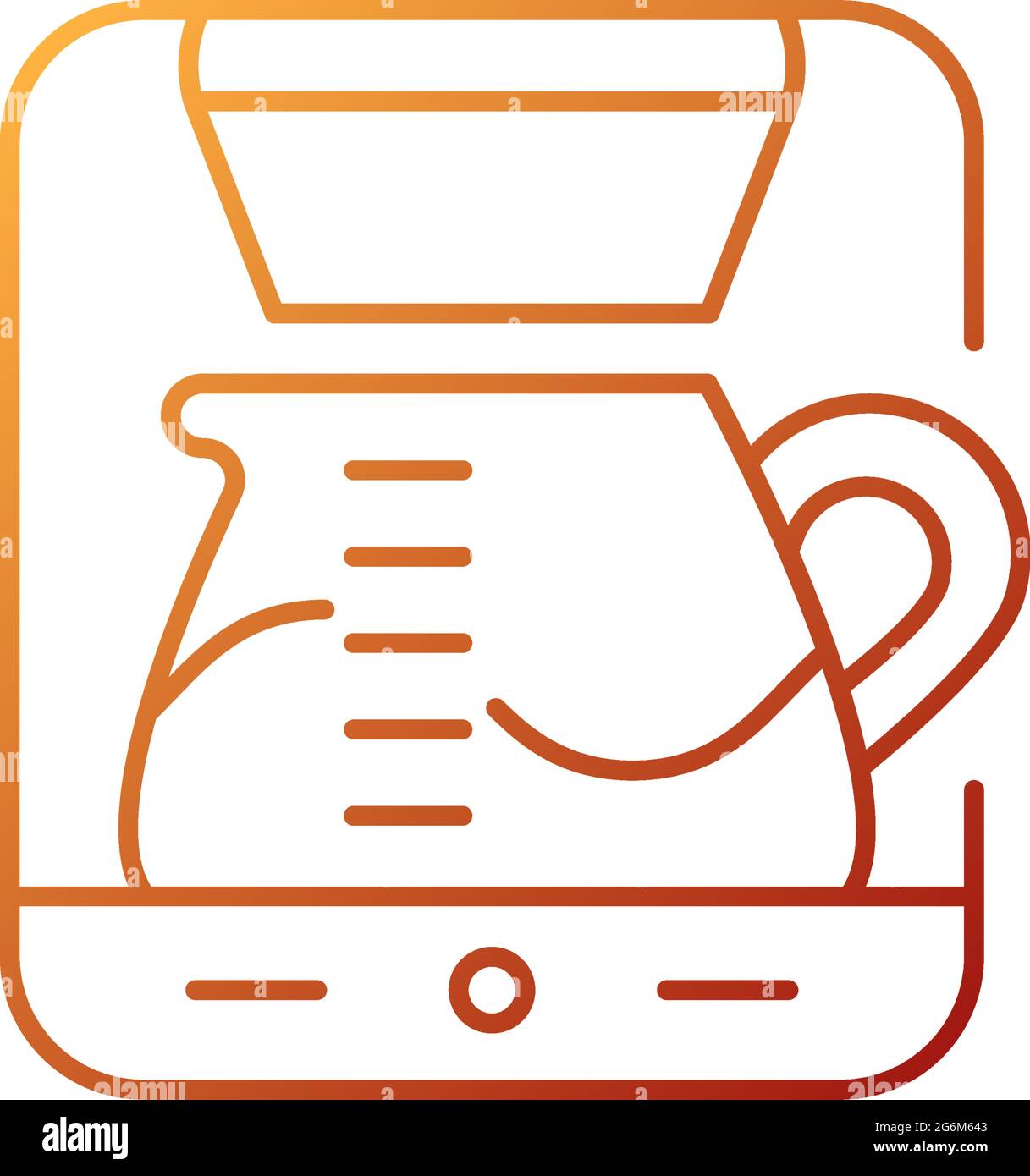 Drip coffee linear icon Stock Vector Images - Alamy