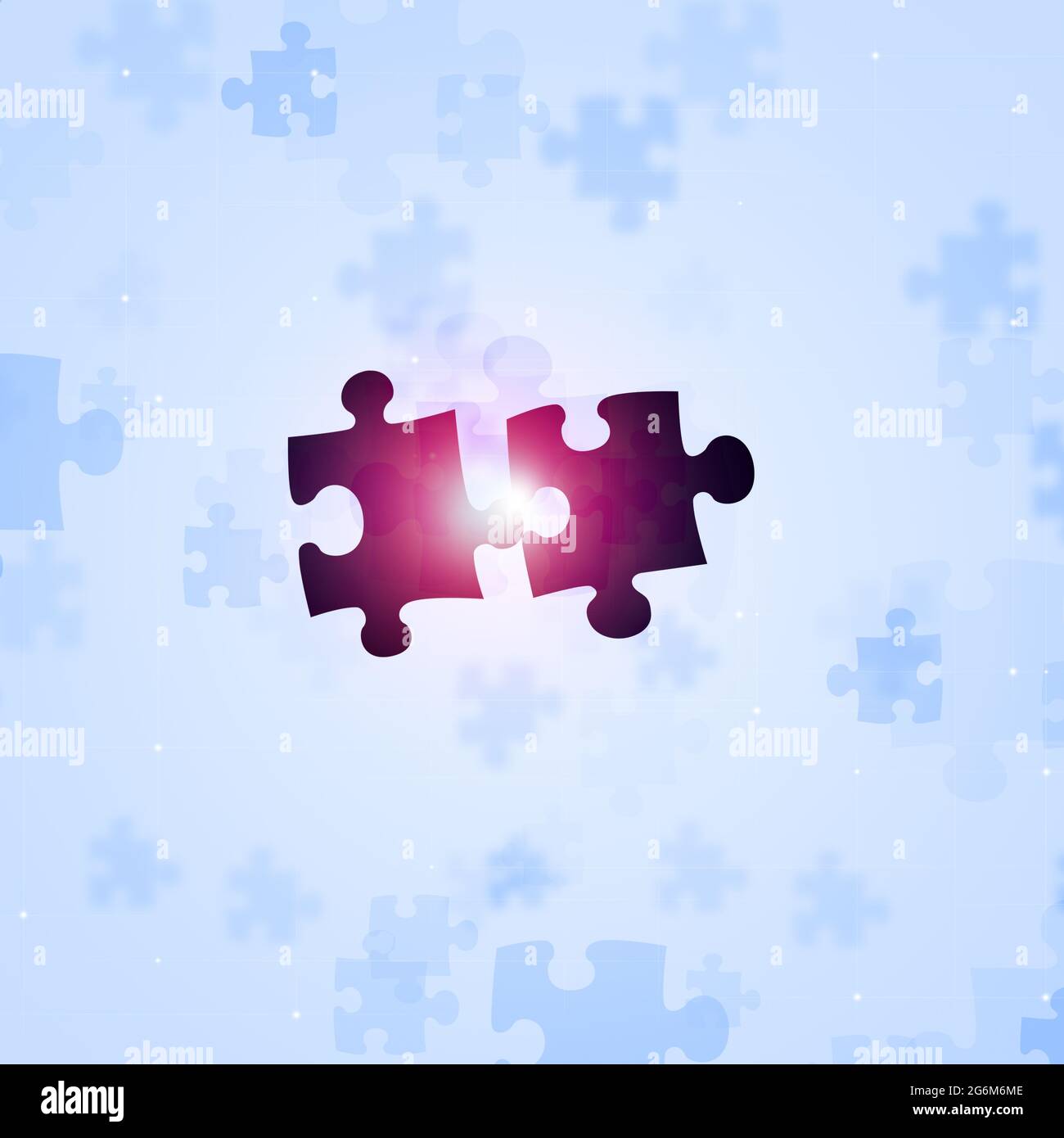 abstract puzzle connections concept business background Stock Photo - Alamy