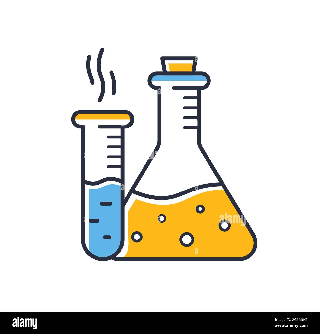 Chemistry Beakers Clipart