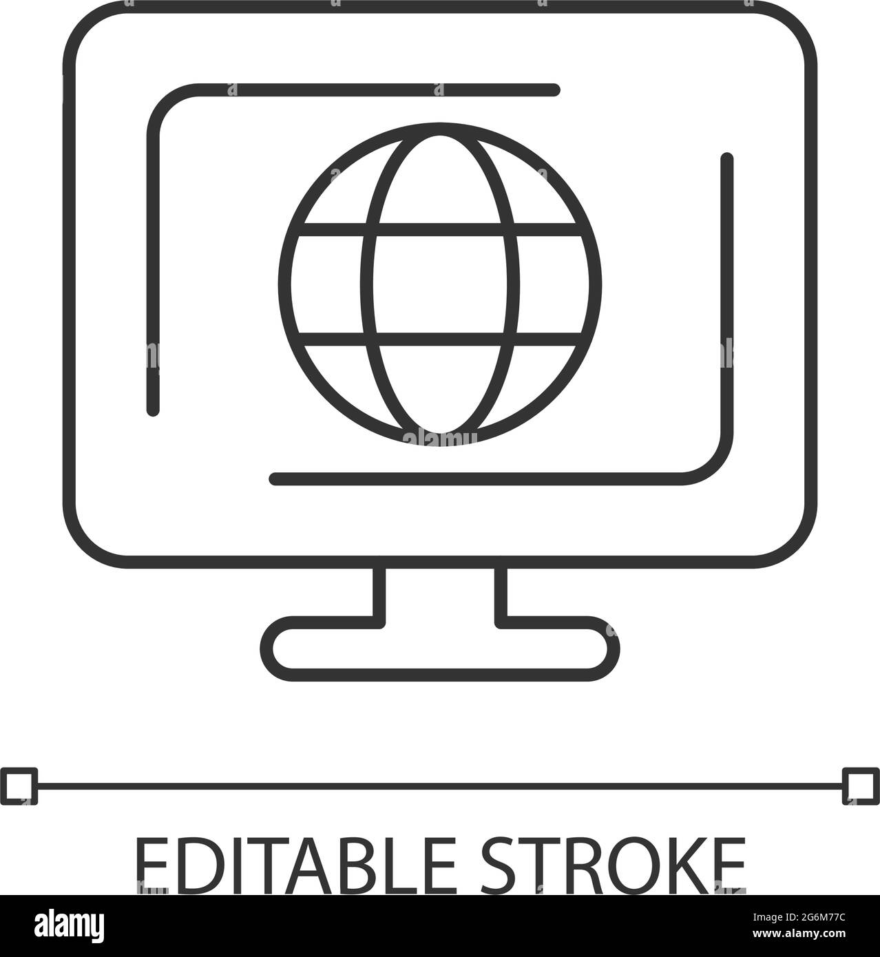 Cyberspace linear icon Stock Vector Image & Art - Alamy