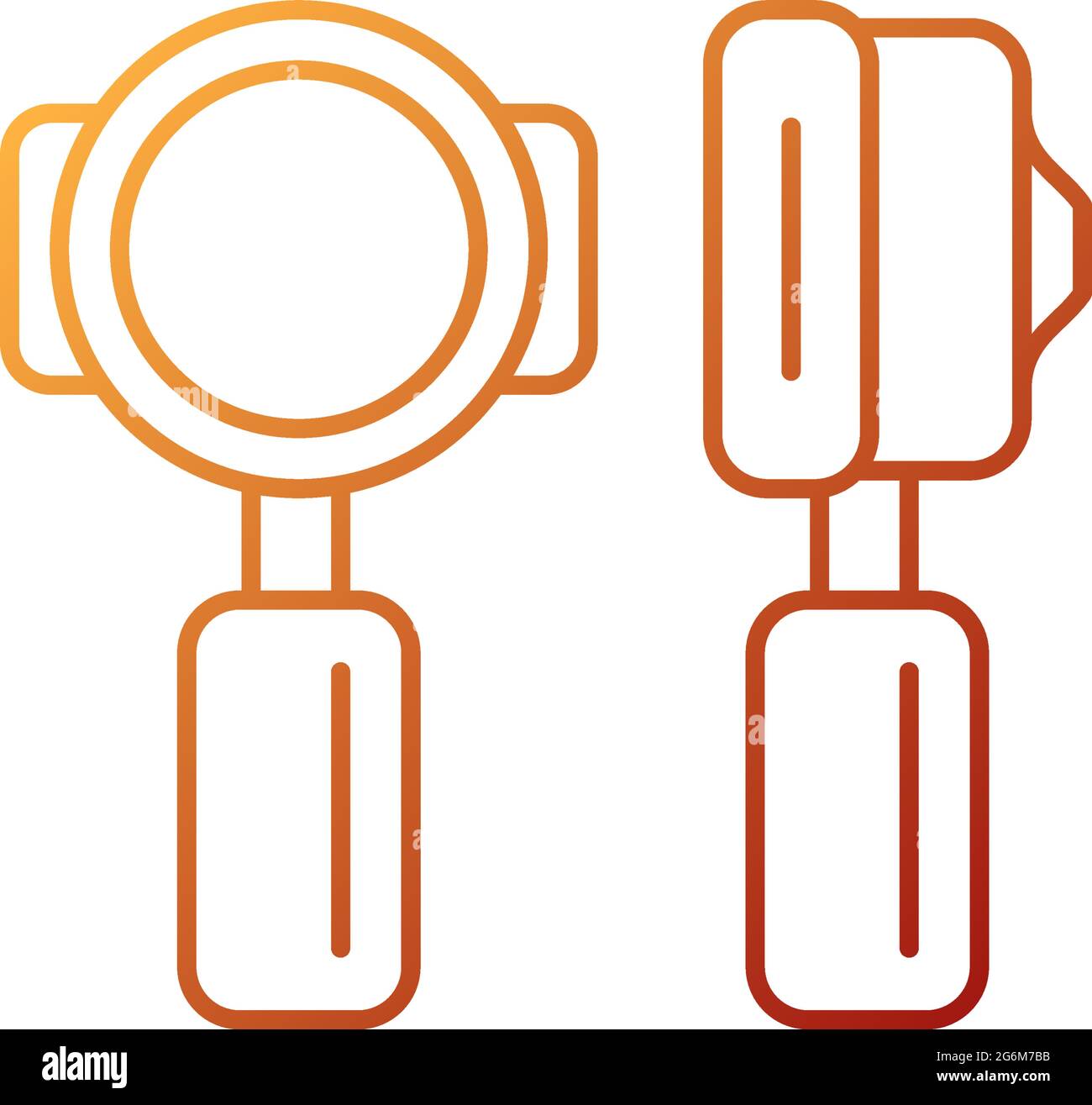 Portafilter gradient linear vector icon Stock Vector Image & Art - Alamy
