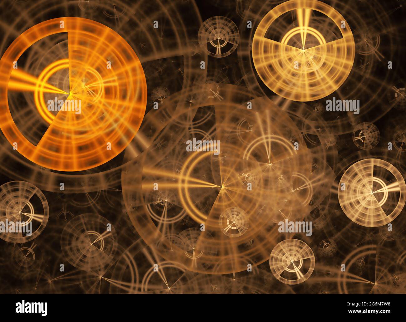 Technological textured background. Fractal graphics. Science and ...