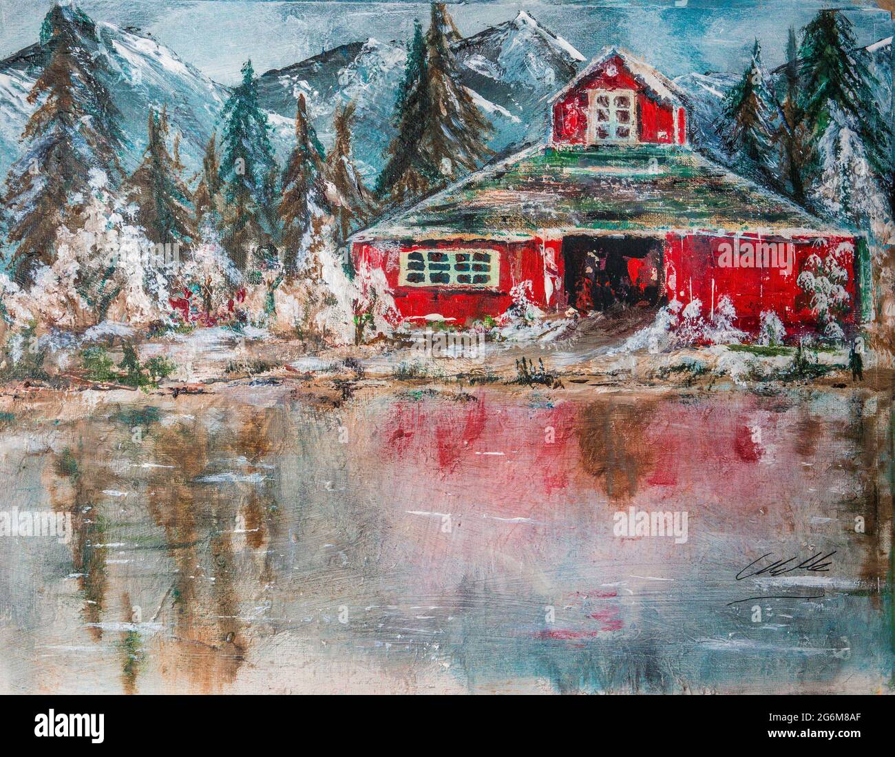 Classic red barn hi-res stock photography and images - Alamy