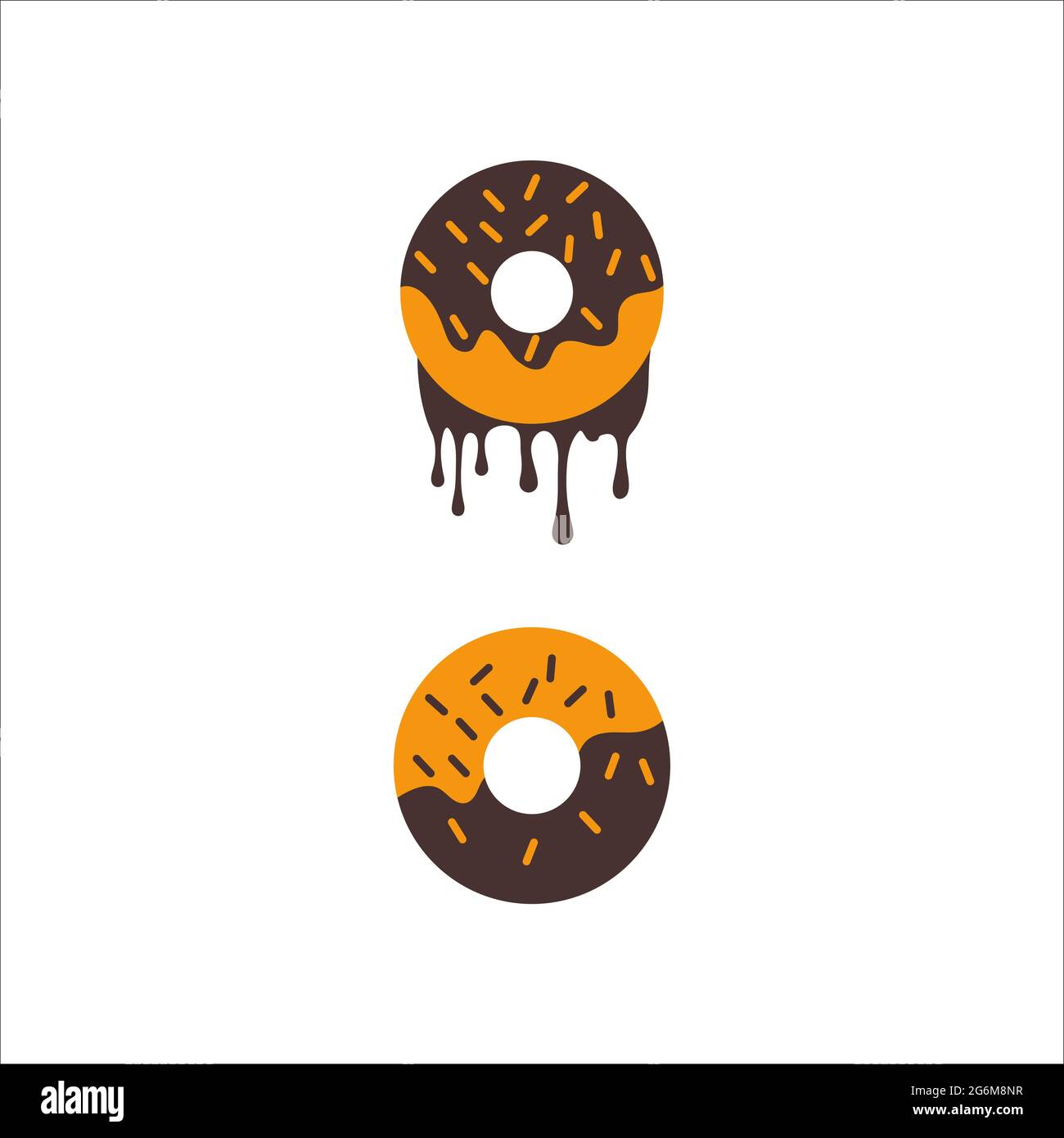 Donut Vector icon design illustration Template Stock Vector Image & Art ...