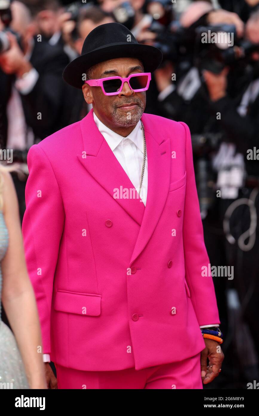 Cannes, France. 06th July, 2021. CANNES - JULY 06: Spike Lee arrives to ...