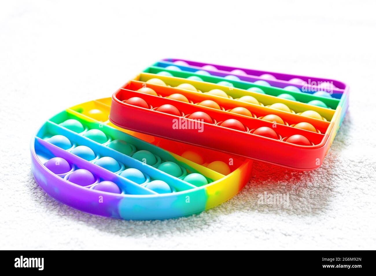 Colorful antistress sensory toys Cut Out Stock Images & Pictures - Alamy