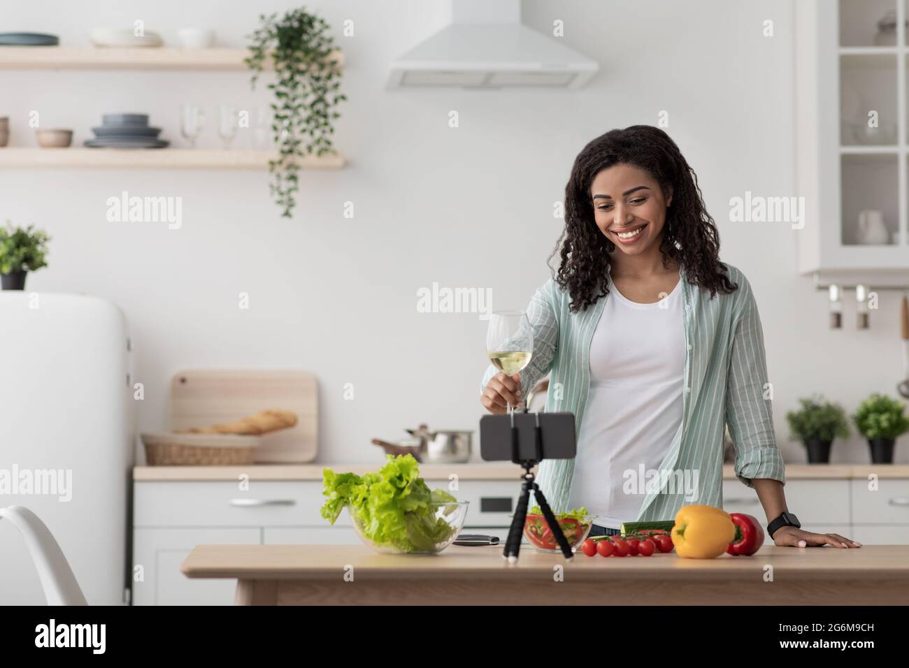 Modern online lesson to make dinner, cook eat, food blog and new normal ...