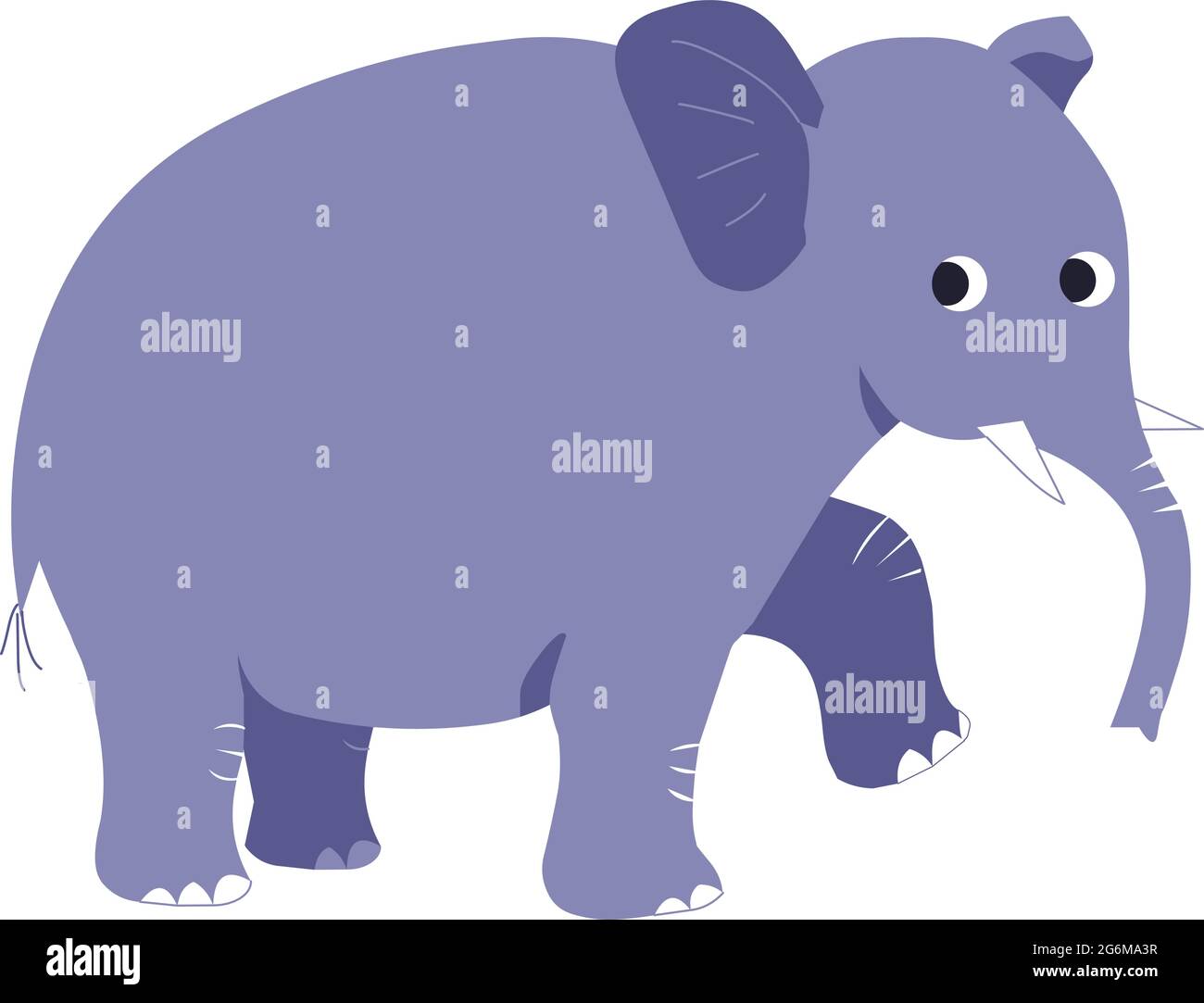 Illustration of a friendly elephant Stock Vector Image & Art - Alamy