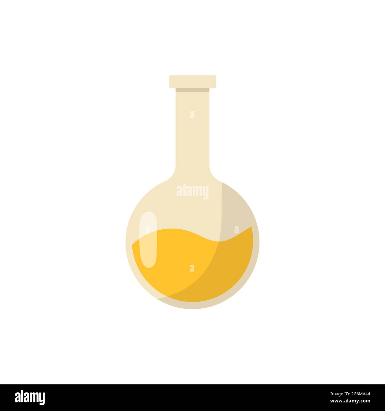 Icon of medical flask. Vector illustration Stock Vector Image & Art - Alamy