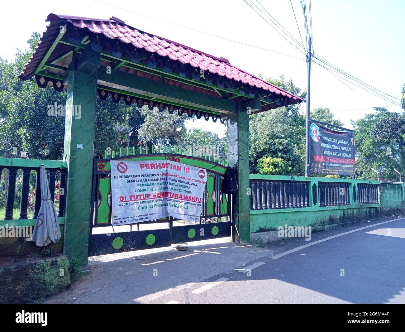 Editorial Photo, 04 July 2021, Indonesia, East Jakarta, Gate Datuk ...