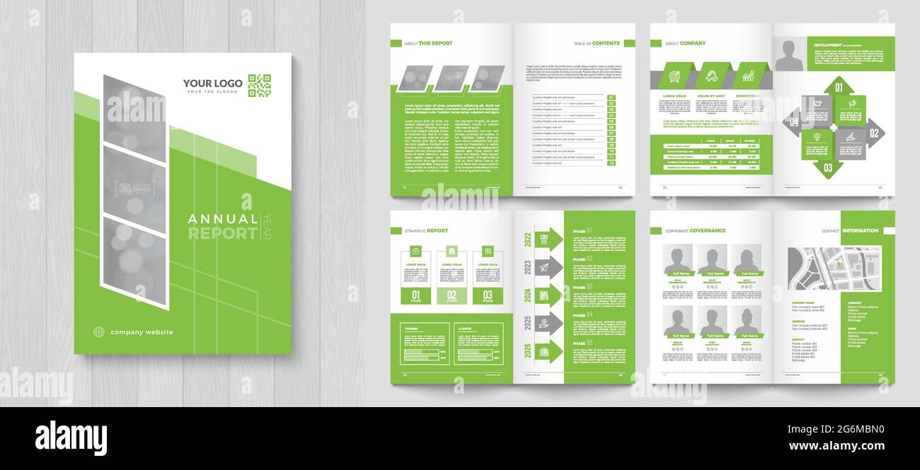 Corporate finance brochure template Stock Vector Images - Alamy