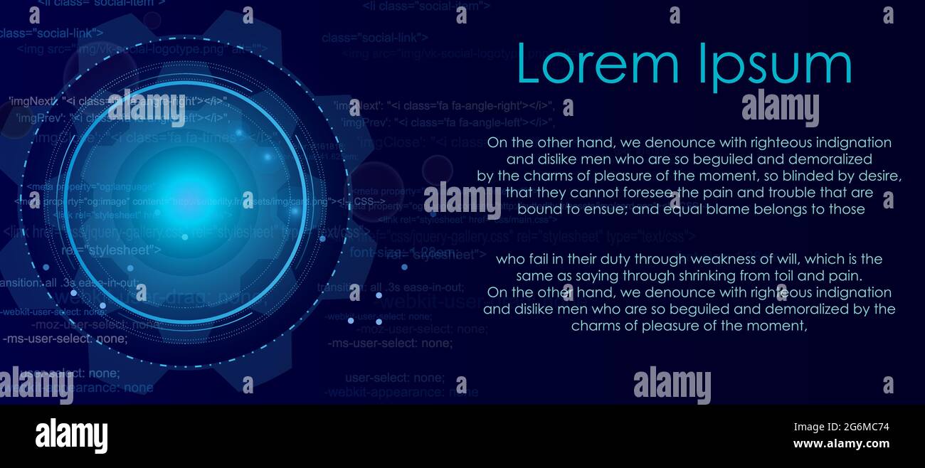 Blue digital background Stock Vector Images - Alamy
