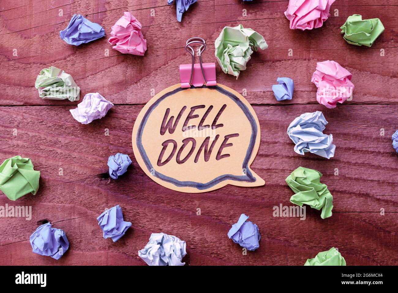 Conceptual caption Well Done. Business overview used praising an ...