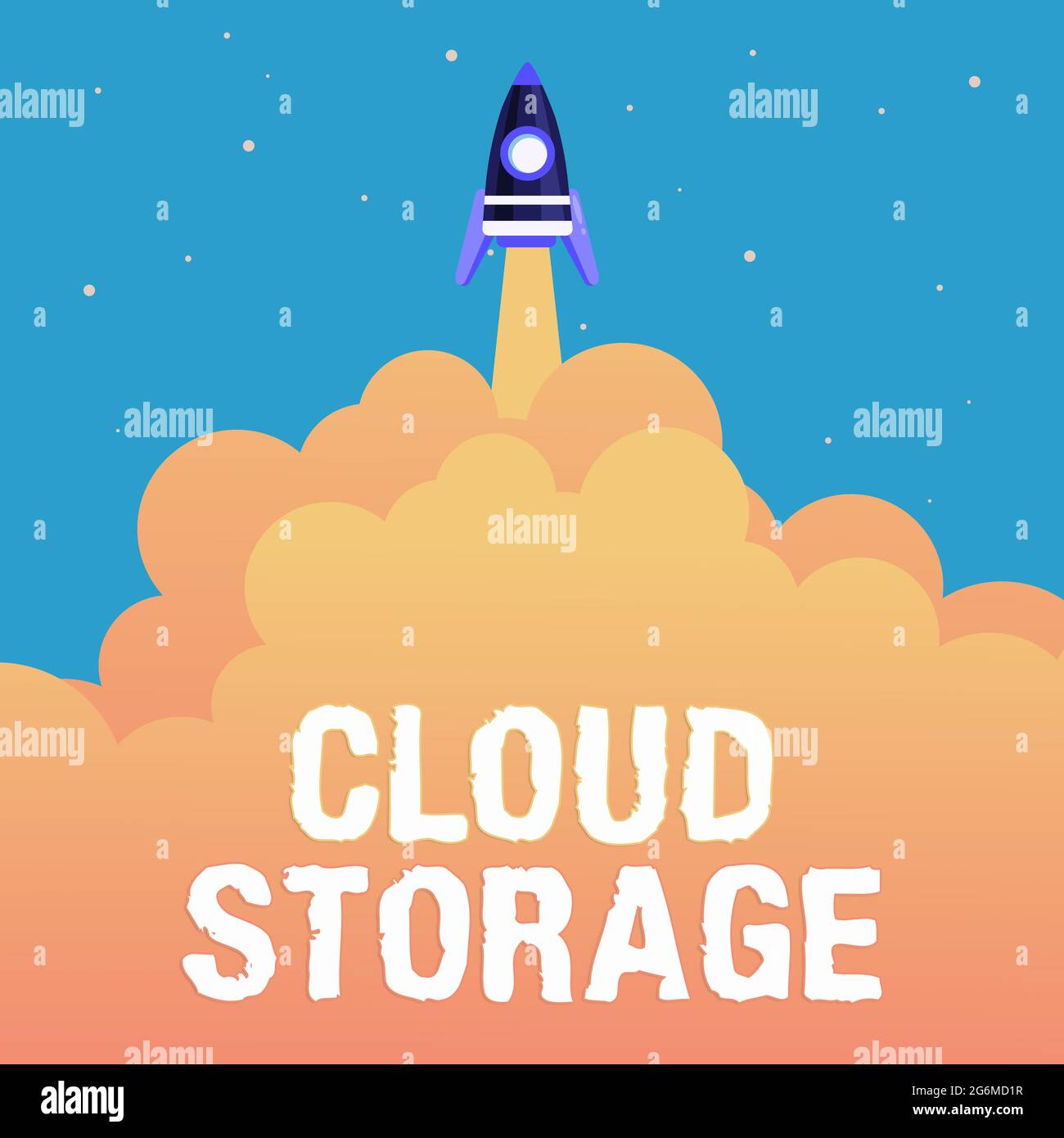 Sign Displaying Cloud Storage Word Written On Computing Connect Devices To Cloud Data On Remote