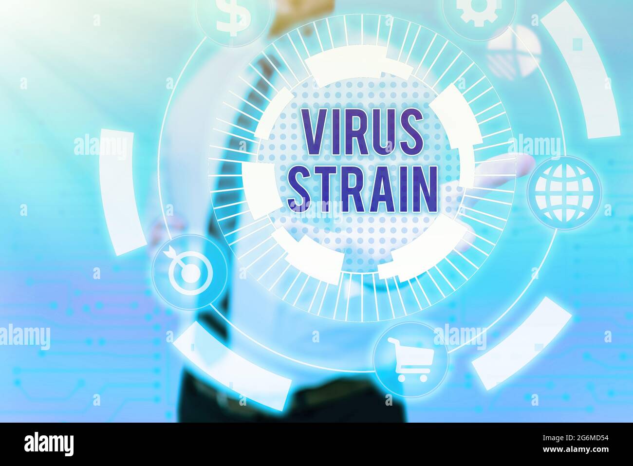 Conceptual display Virus Strain. Word for Another genetic variant ...