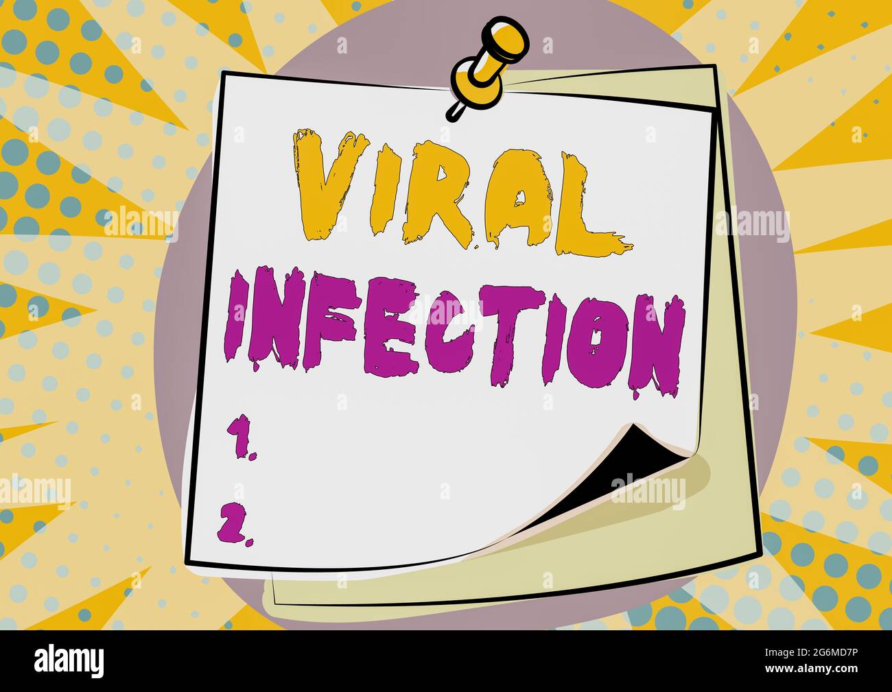Text caption presenting Viral Infection. Conceptual photo Specific ...