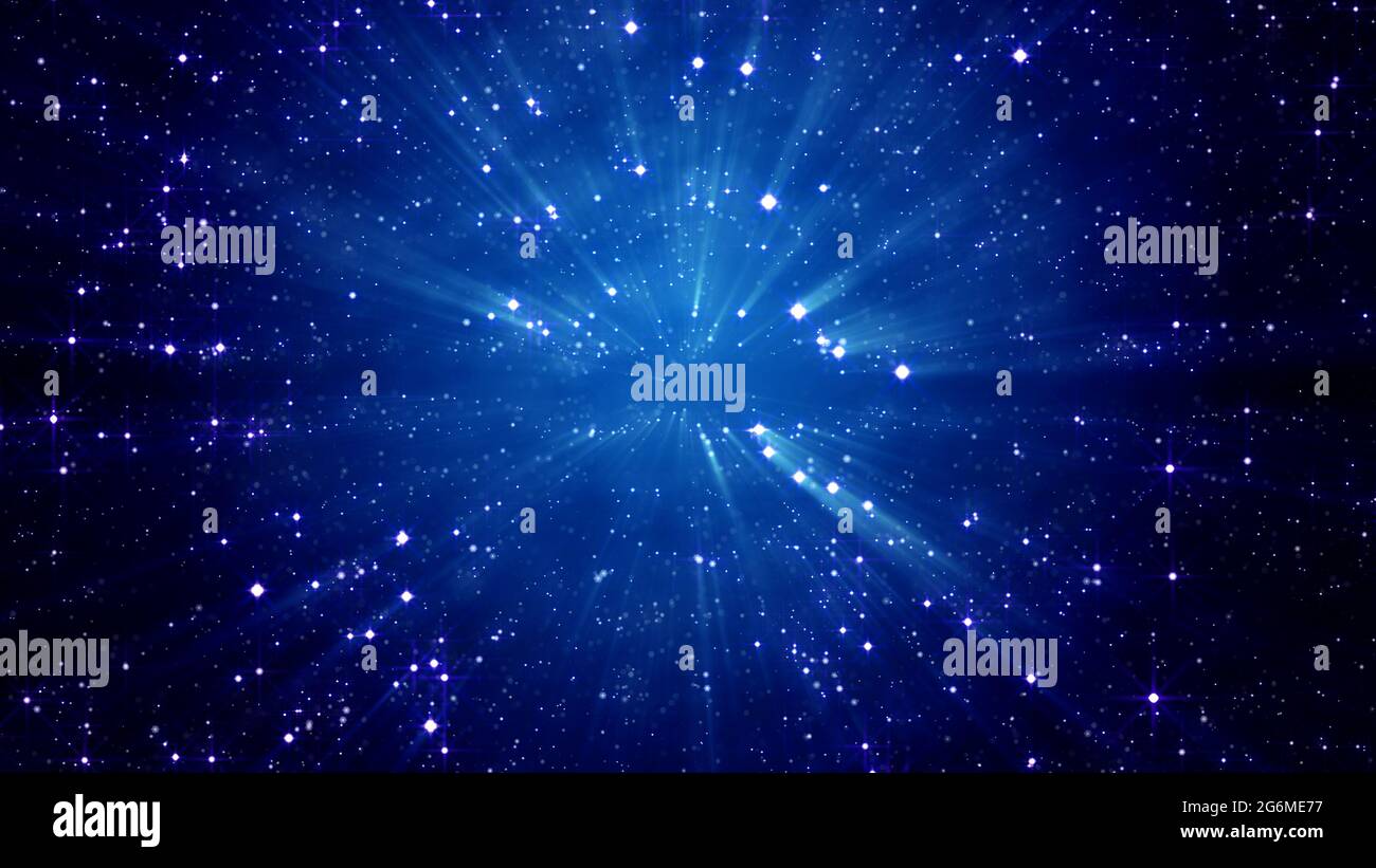 pretty surreal night stars background . digital abstract 3D ...