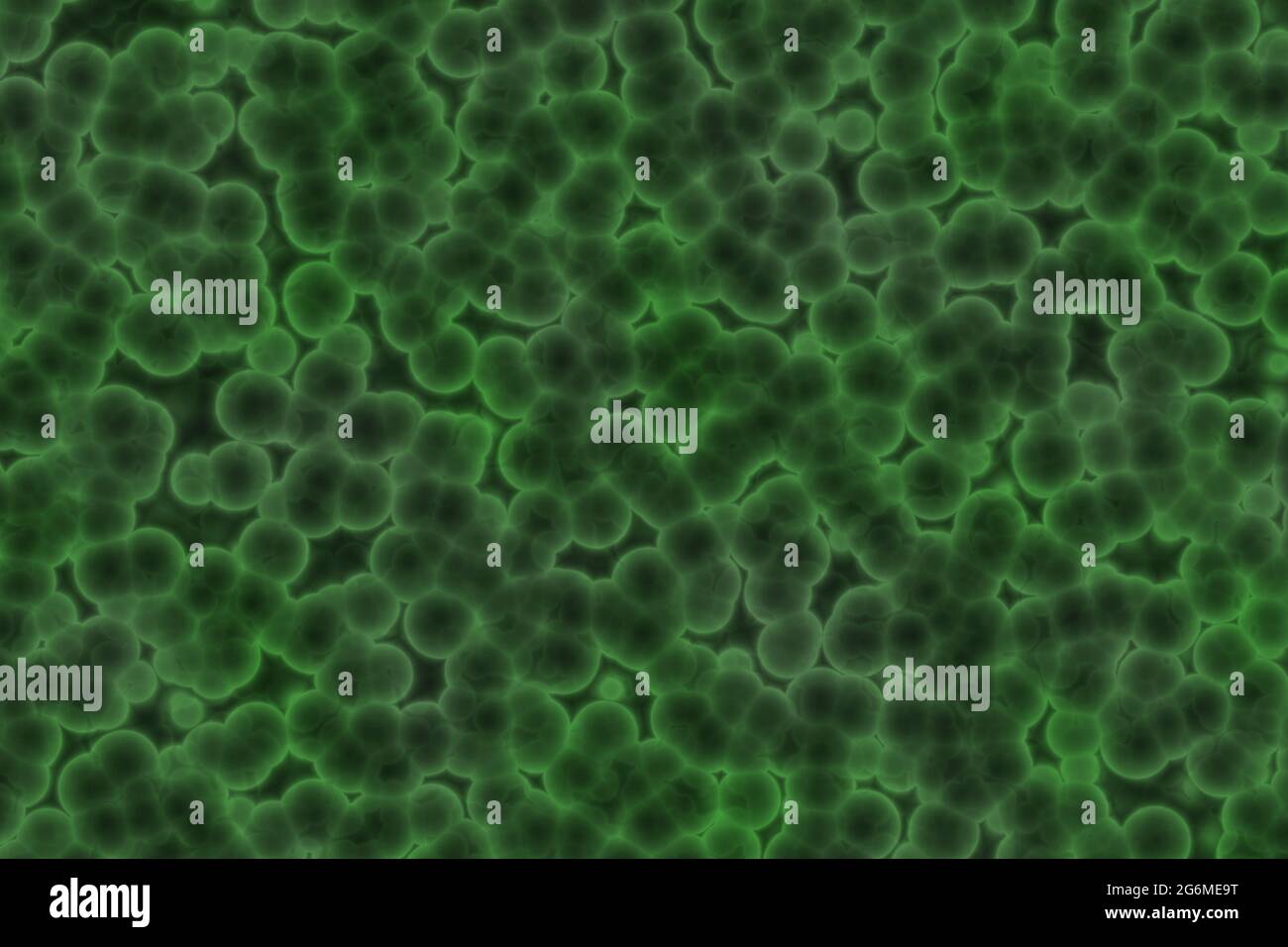 creative nice green many biological bacteria digital graphic background ...