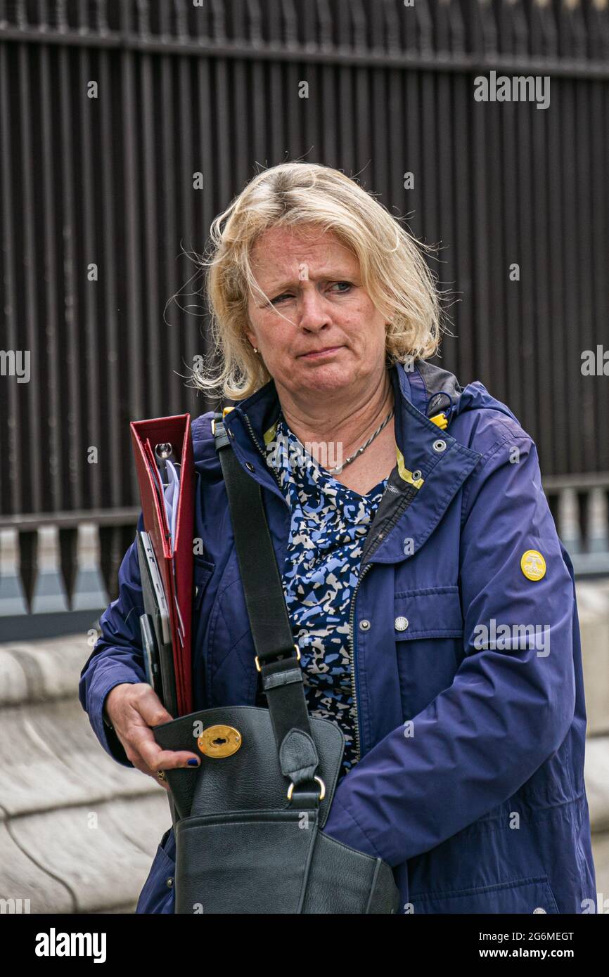WESTMINSTER LONDON 7 July 2021. Vicky Ford, Minister for Children and ...